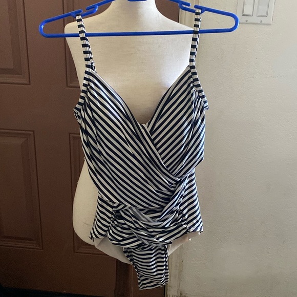 Target | Swim | Blackwhite Pinup Strip Swimsuit | Poshmark